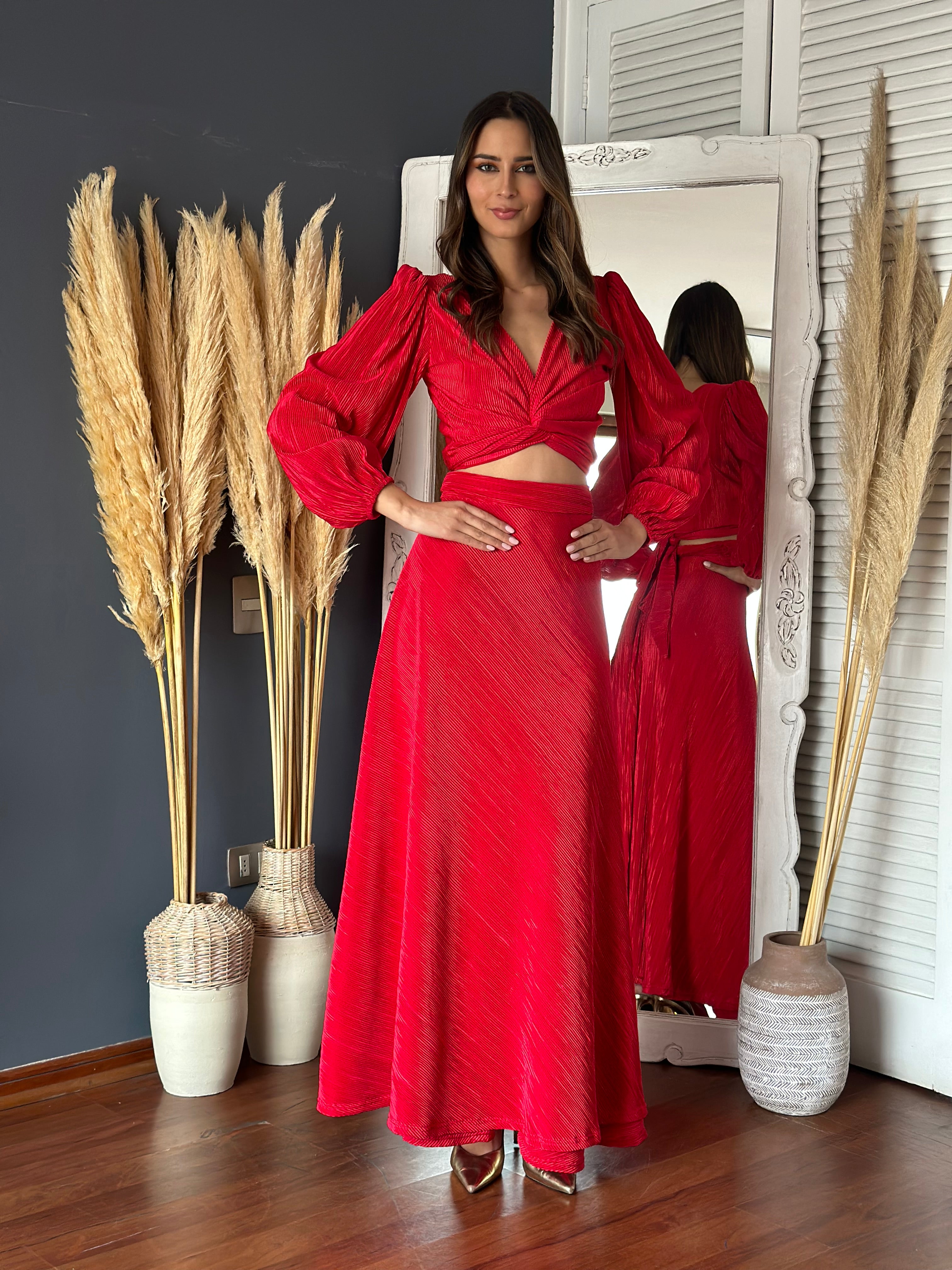 Conjunto Lua Bodre Rojo – Ay de Mi